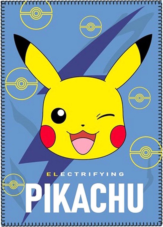 Pokémon fleece deken - Polar blanket - winter - warm - Pikachu ...