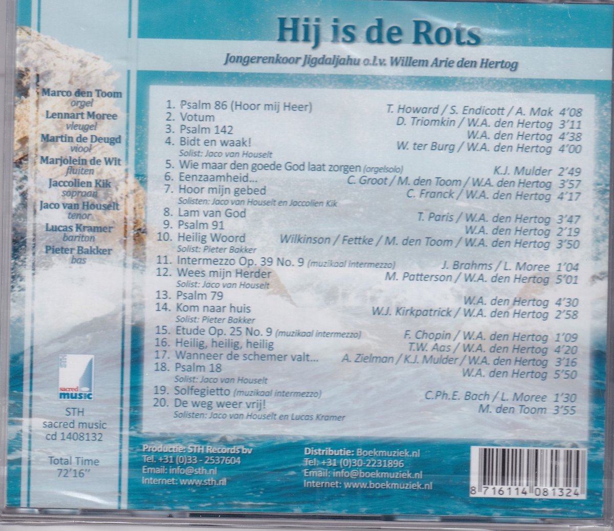 Hij is de Rots - Jongerenkoor Jigdaljahu o.l.v. Willem Arie den Hertog ...