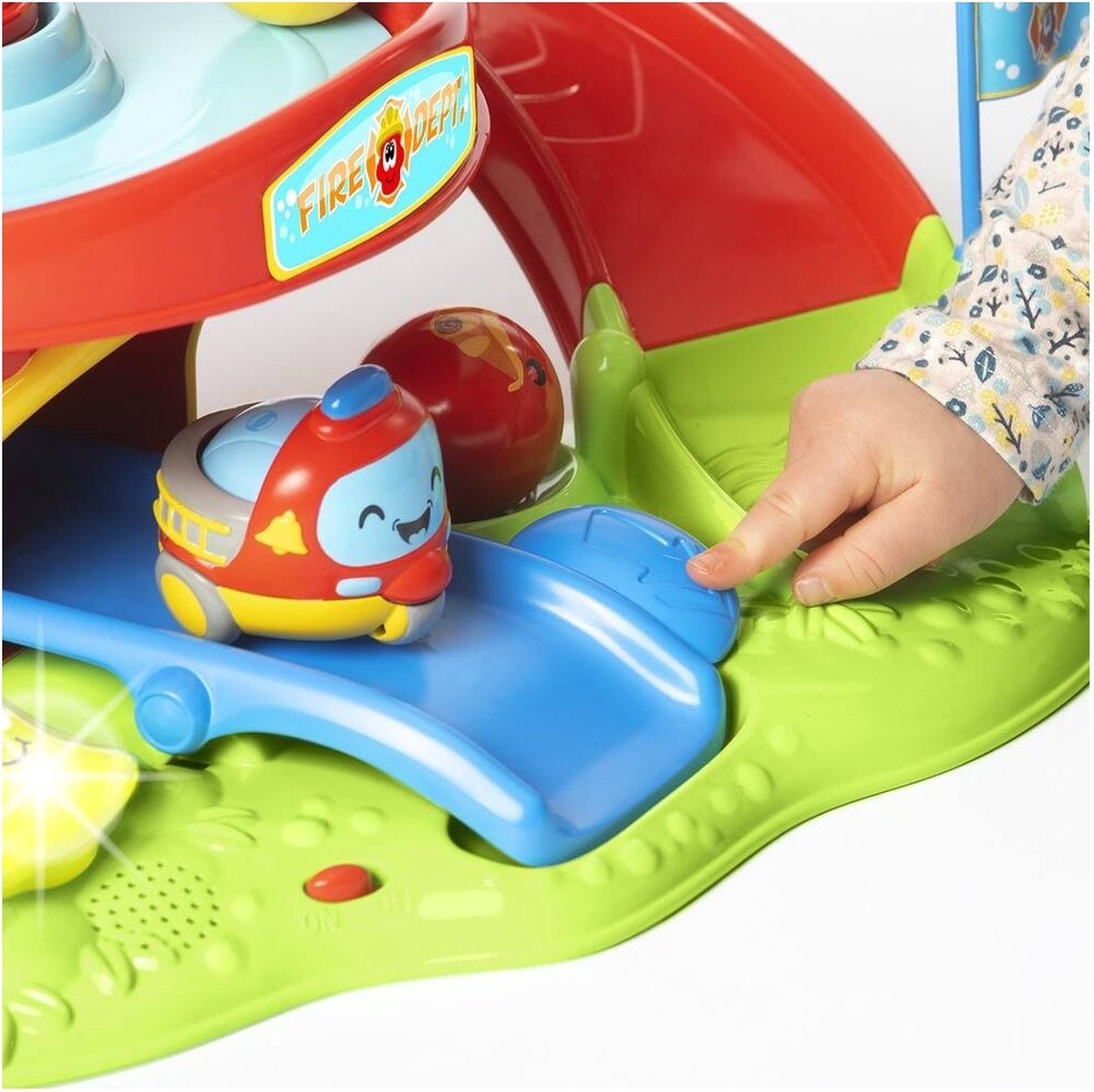 Chicco garage met rollende ballen -rolling spinner | bol.com