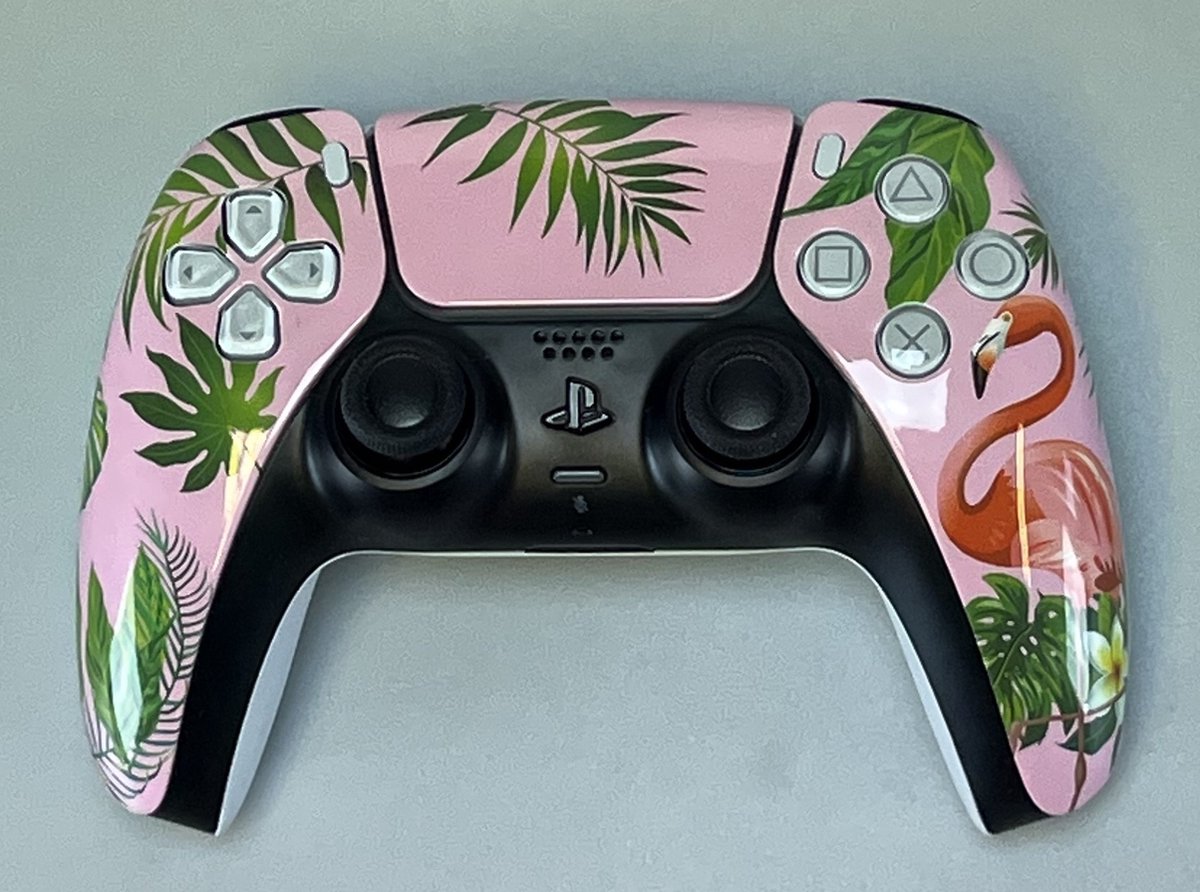 Sony PS5 Dualsense draadloze controller - Flamingo - Custom controller ...