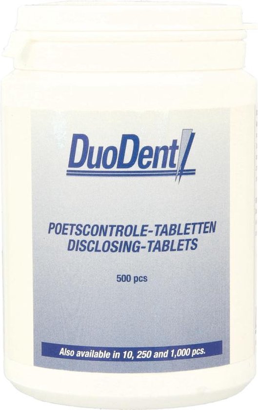 Duodent - Poetscontrole - 500 Tabletten | bol