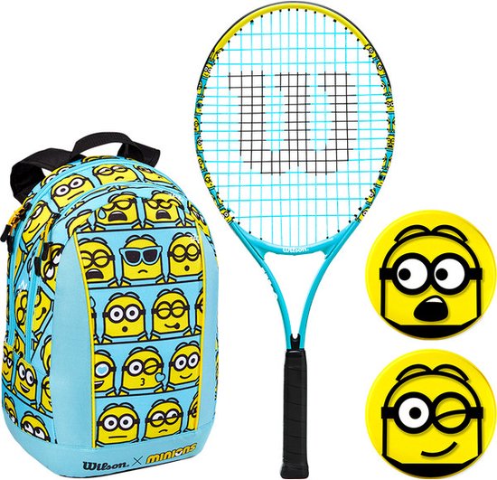 Wilson Minions 25 Racket/Backpack/Bottle - Junior - rugzak - Multi | bol