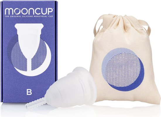 Mooncup® De originele menstruatiecup gemaakt van silicone - Maat B, herbruikbare... | bol