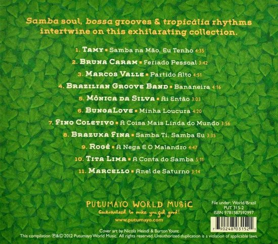 Putumayo Presents - Brazilian Beat (CD), various artists | Muziek | bol