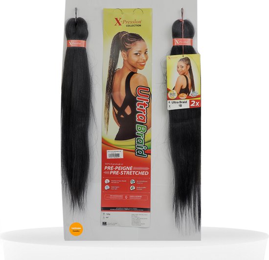 Hair extensions X-Pression Pré-Peigné 1B Ultra-light (2 uds) | bol