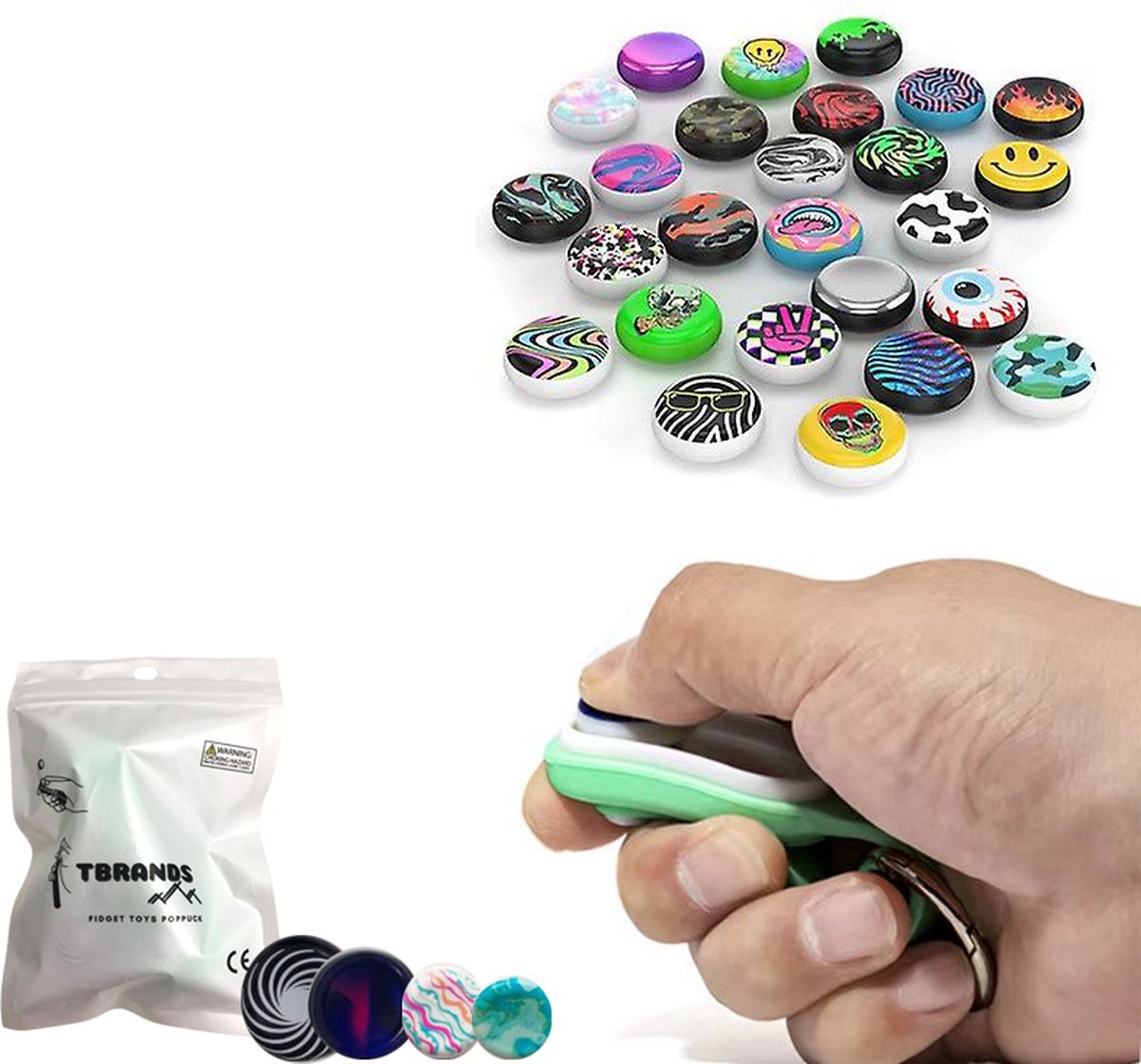 Poppuck - Fidget Toy - Fidget Toys - TikTok - Anti Stress | bol.com