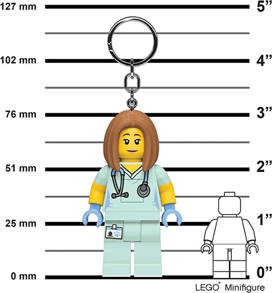 Lego - Keychain W/led - Nurse (528355) /kids Accessories /nurse | bol