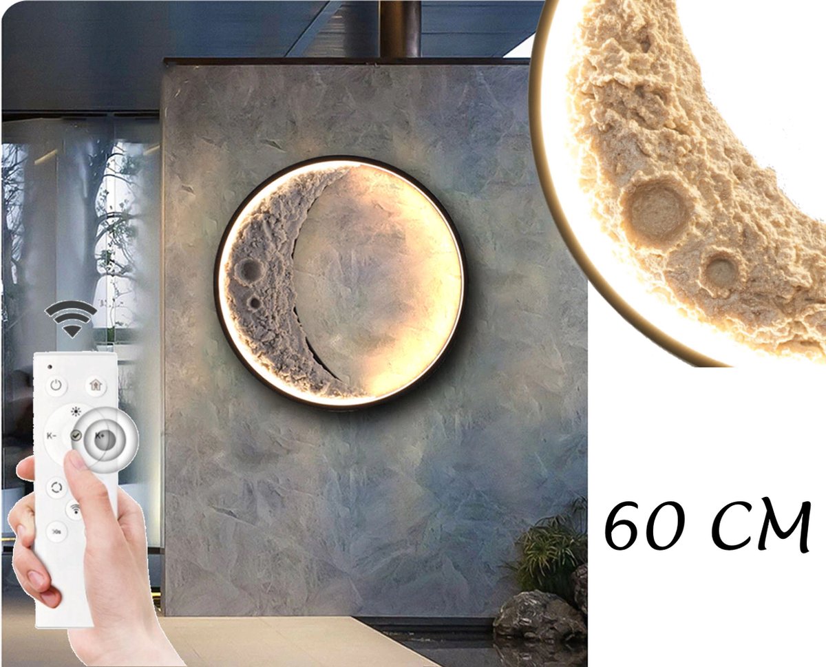 Levabe GROTE Moderne Halve Maan Led Muurlamp - Binnen en Buiten ...