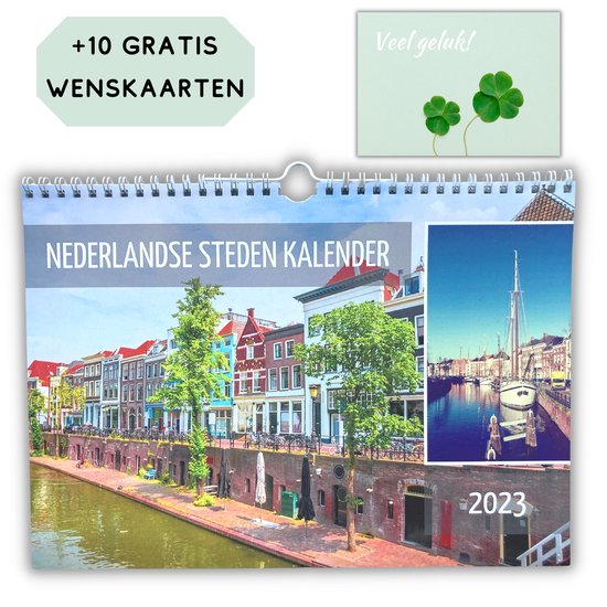 Kalender 2023 Wandkalender - Maandkalender - Nederlandse Steden - Maand ...