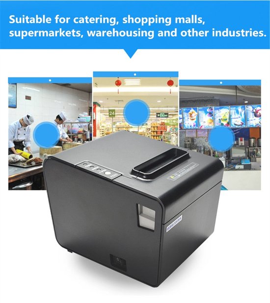 Pos Kassa 80 Mm Thermische Printer Usb Netwerk Poort Auto Papier ...