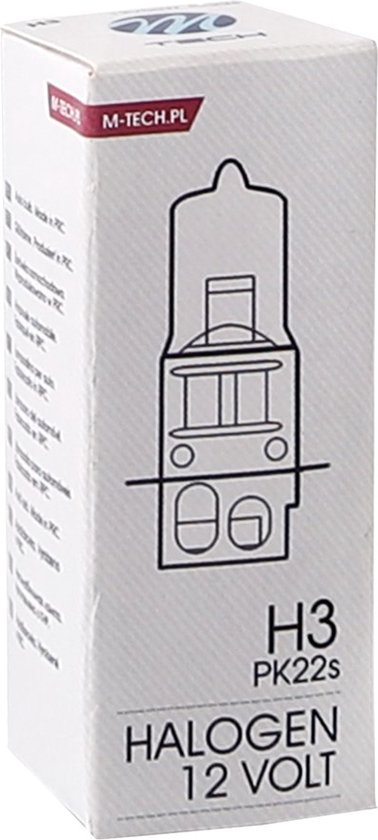 M-Tech - H3 12V 55W - Basic - Helder - 10 stuks | bol