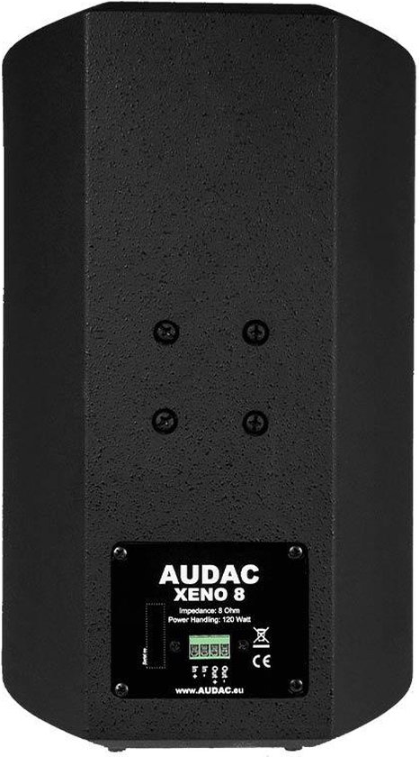 Audac - wall spreaker - XENO8/B - FULL RANGE DESIGN SPEAKER CABI NET ...