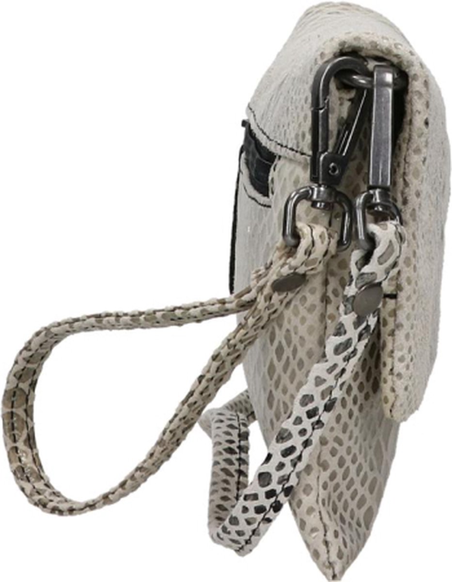MLC Kleine Clutch / Schoudertas / Handtasje - Dames - Leer - Snake ...