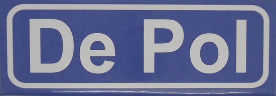 Koelkast magneet plaatsnaambord De-Pol. | bol