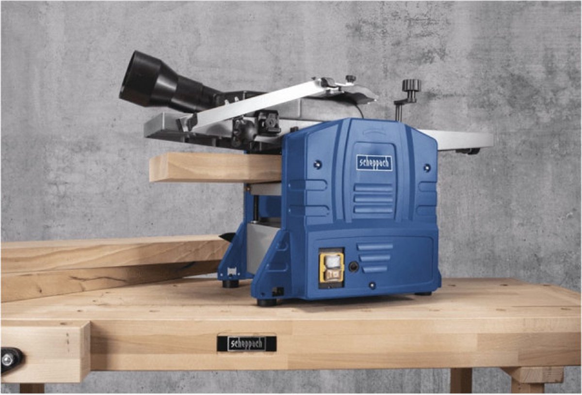 Pack SCHEPPACH Schaafmachine en Schaafbank 204mm - 1500W - HMS860 - 6 ...