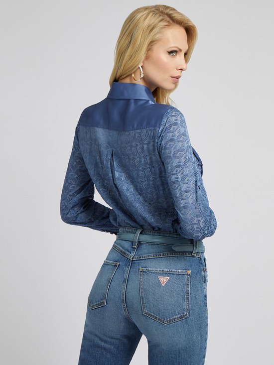 Guess Blouse Blue XL | bol.com