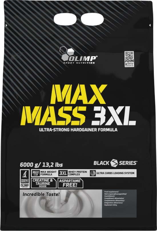 Olimp - Max Mass 3XL -Weight Gainer - Spiergroei - Mass Gainer - 6000g ...