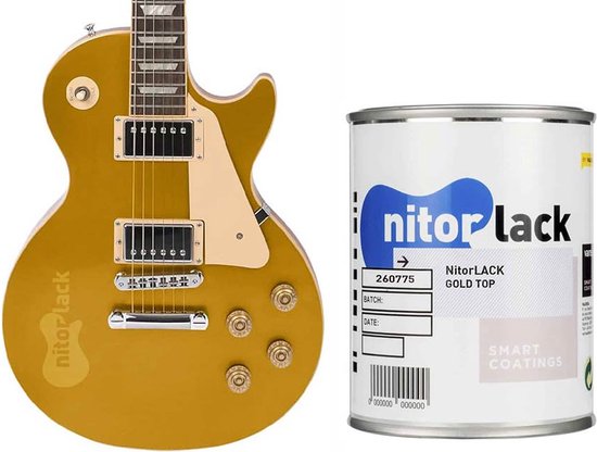 Gitaarlak Gold top NitorLACK N260775108 nitrocellulose 500ml blik | bol.com