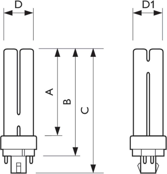 Philips PL-C 13W 840 4P MASTER Koel Wit 2 stuks | bol.com