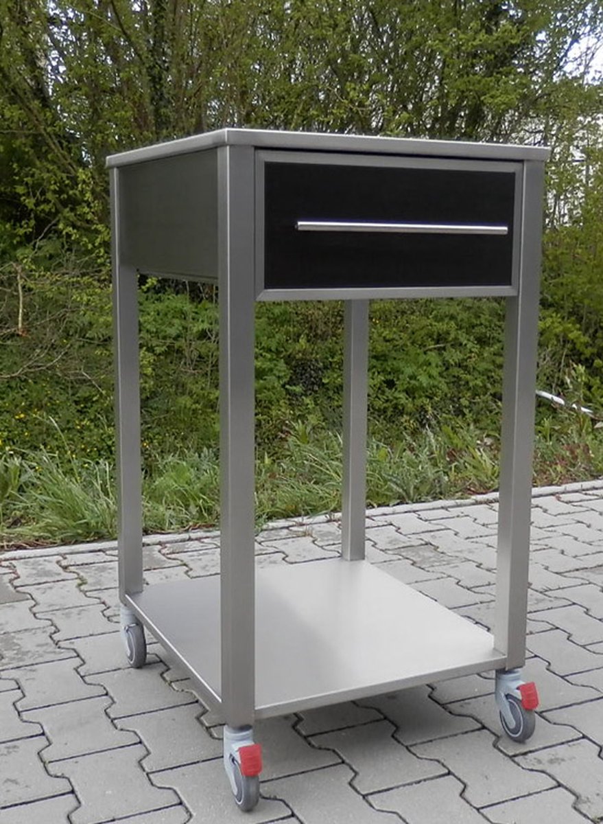 Keukentrolley, RVS keukentrolley, keukentrolley met lade, trolley ...