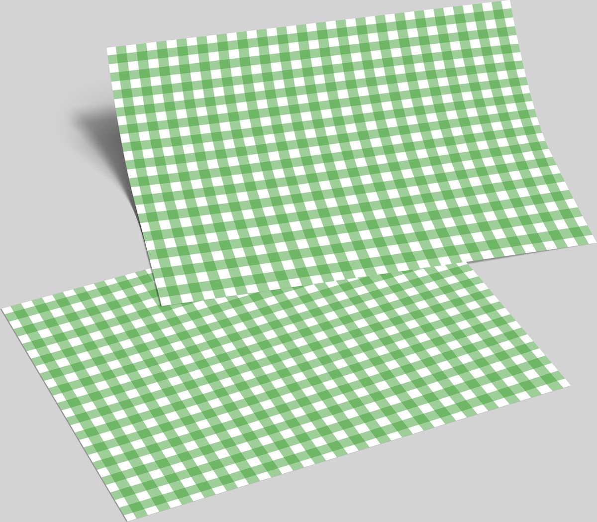 Papieren Placemats Onderleggers Groene ruit 50 stuks (30x42cm) | bol.com