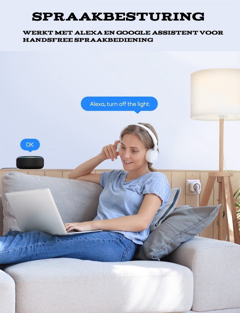 Teckin - Smart Plug – Slimme Stekkers - Compatibel met Alexa & Google ...