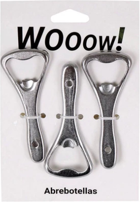 Flessenopener - Set - 3-delig - RVS - Opener - Flessen | bol.com