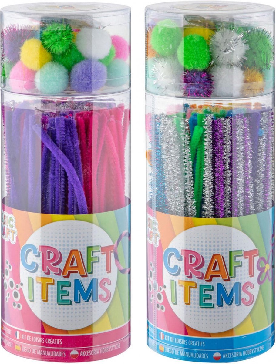 Creative Craft Group - Knutselmateriaal - 210 Stuks - Roze | bol.com