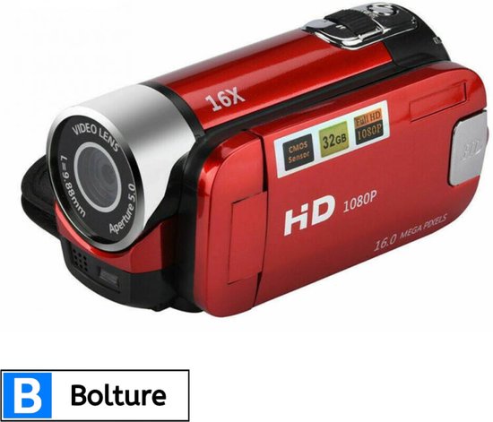 Bolture Videocamera - Handycam - Camcorder - Video Camera - Vlog Camera ...