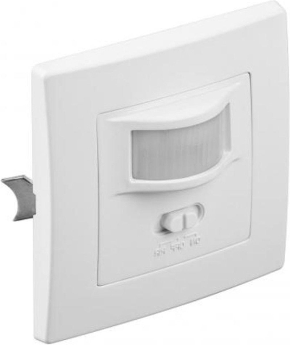 Goobay PIR bewegingssensor - 9m bereik - inbouw wandcontactdoos / wit | bol