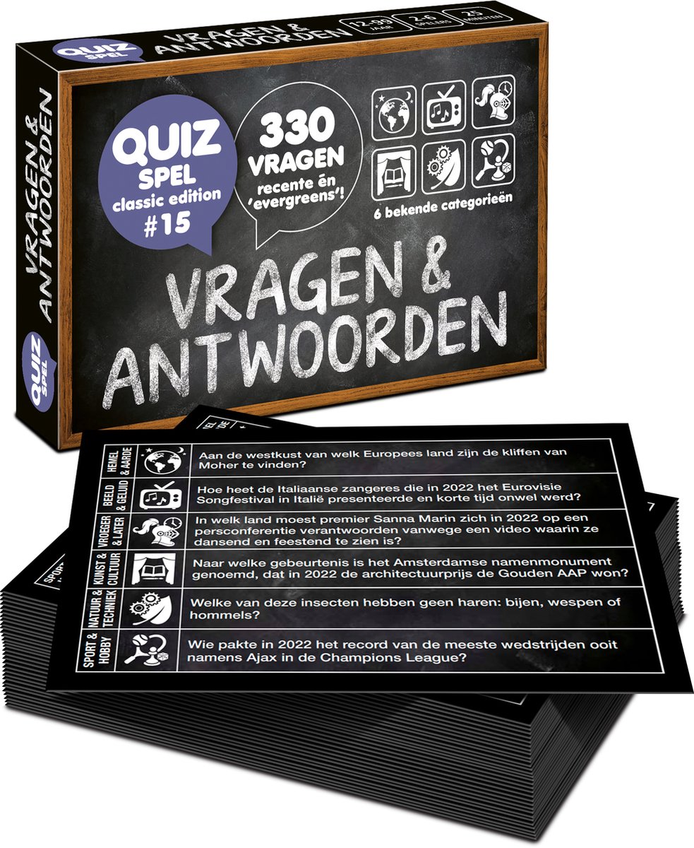 Vragen & Antwoorden #15 (330 nieuwe vragen 2022 !) - Kaartspel ...