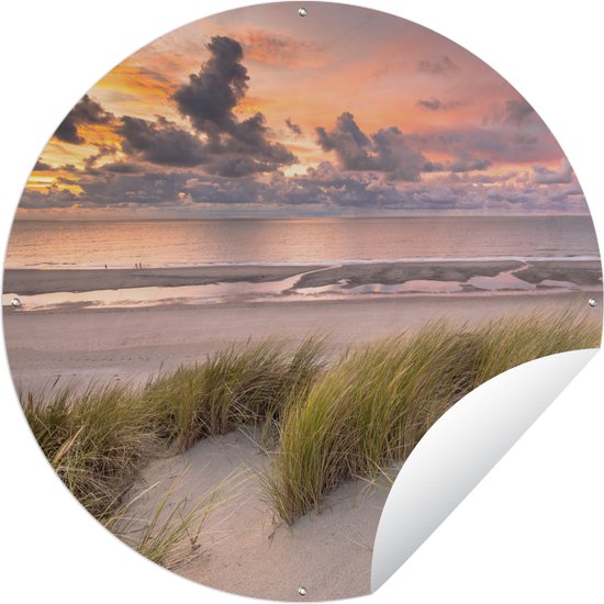 Garden Circle Sunset - Dune - Plage - Plantes - Mer - 150x150 cm ...