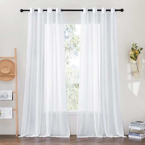 Premium Vitrage – Woonkamer Raam Accessiores – Curtains – Voile | bol