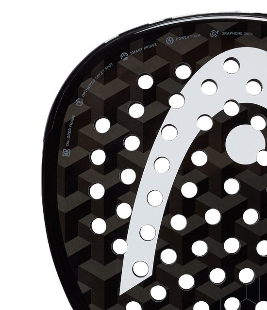 HEAD 360+ Alpha Elite padelracket met Ik hou van padel-tas en HEAD ...