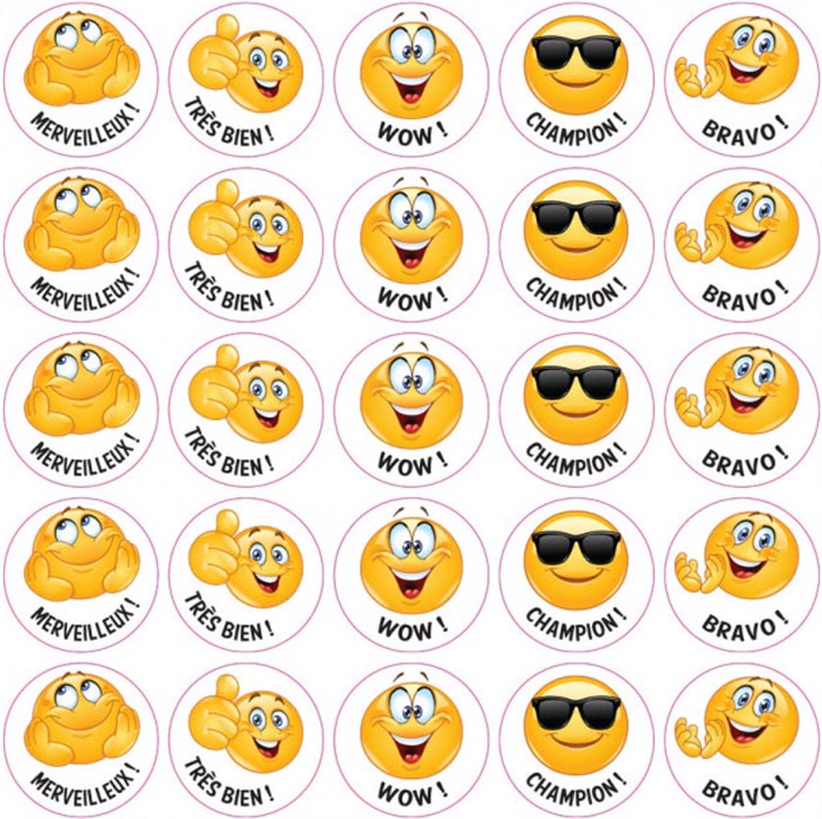 Franstalige Stickers | 50 Franse Emoji Stickers | Franstalige Emoji's ...