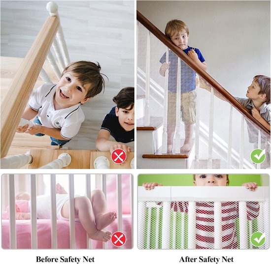 Traphekje – Stair Gate – Stair Fence – Hondenhekje - Trapbescherming ...