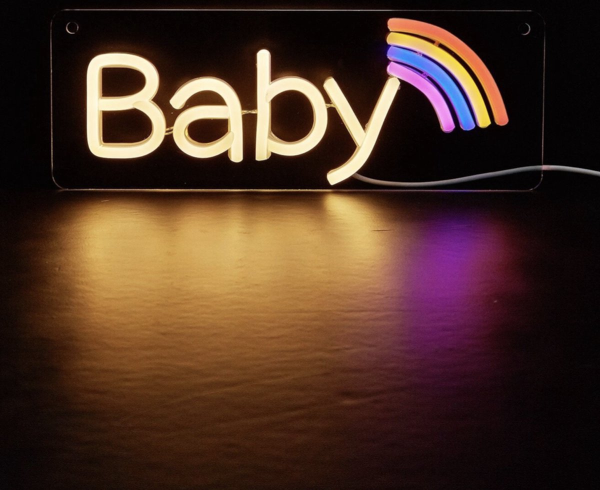 Neon verlichting Baby - Neon wandlamp - Neon ligt - Led - Baby ...