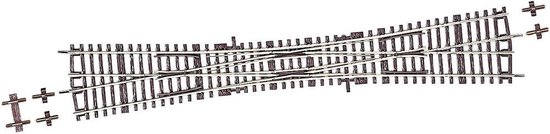 H0 Roco RocoLine (zonder ballastbed) 42496 Engels wissel 345 mm 1 stuk(s) | bol