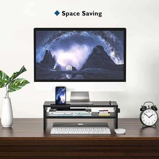 Monitorstandaard - Desk monitor stand - Laptopstandaard | bol.com