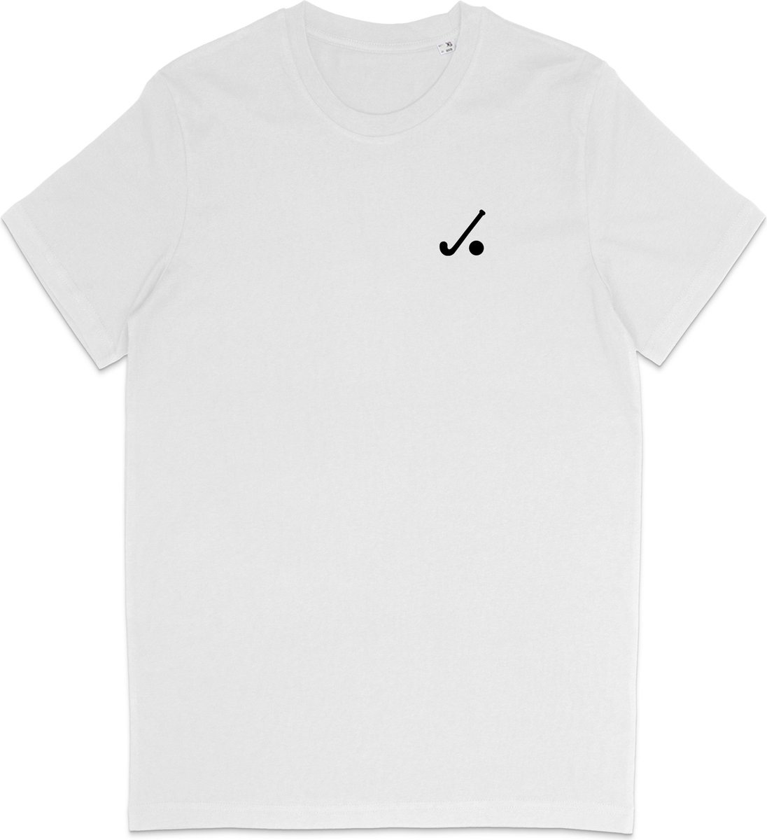 T Shirt Heren - Hockey Logo Print - Korte Mouw - Wit - Maat XXL | bol.com