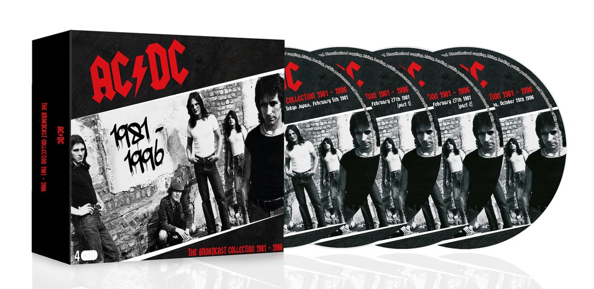 AC/DC - The Broadcast Collection 1981 -1996 (4 CD), AC/DC | CD (album ...