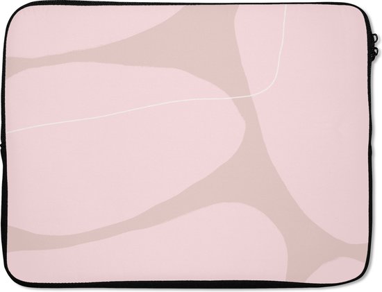 Laptophoes - Roze - Vormen - Abstract - Design - Laptopcover - Laptop ...