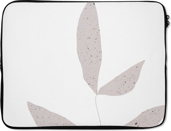 Laptophoes - Bladeren - Pastel - Design - Terrazzo - Laptop - Laptop ...