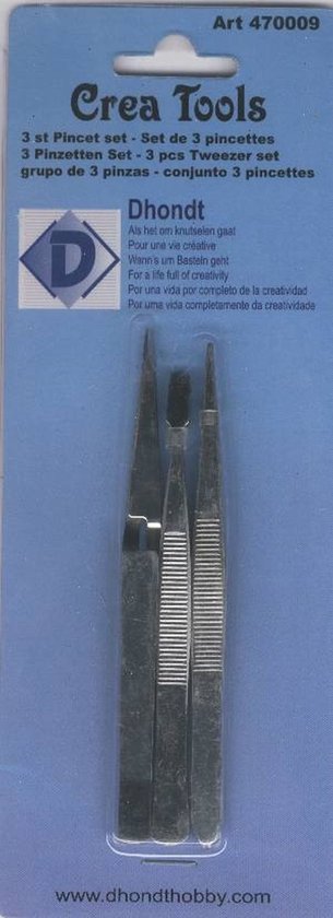 Crea Tools Set 3 pincetten | bol