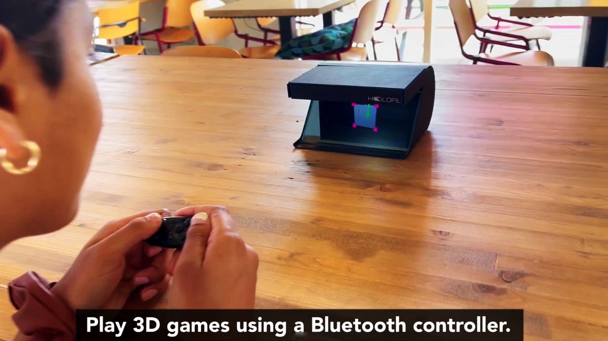 HOLOFIL cardboard | hologram display | Hologram projector | Hologram ...