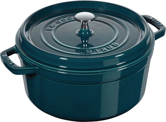 Staub 'La Mer' New Classic Braadpan - 26 CM - Blauw | bol