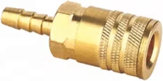 Rectus koppeling koper female 8mm | bol.com