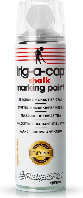 Trig a Cap - Markeer verf wit | 500ml, 12 stuks | bol.com