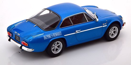 De 1:18 Diecast Modelauto van de Alpine A110 1600S uit 1972 in blauw ...