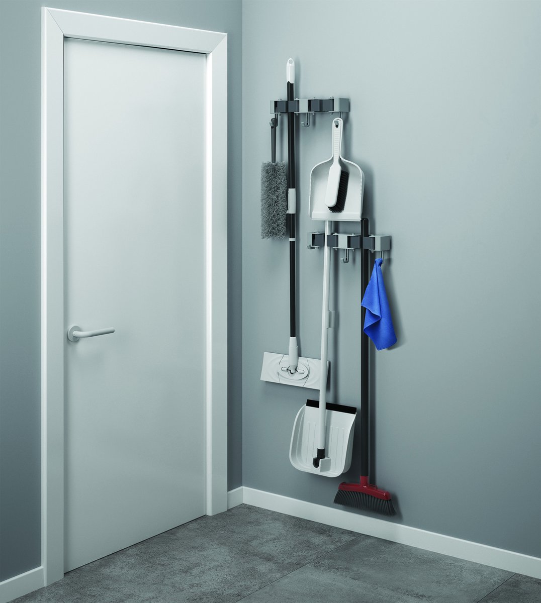 Metaltex Hang-Up 2 - handig artikelen ophangen - bezem - hark ...